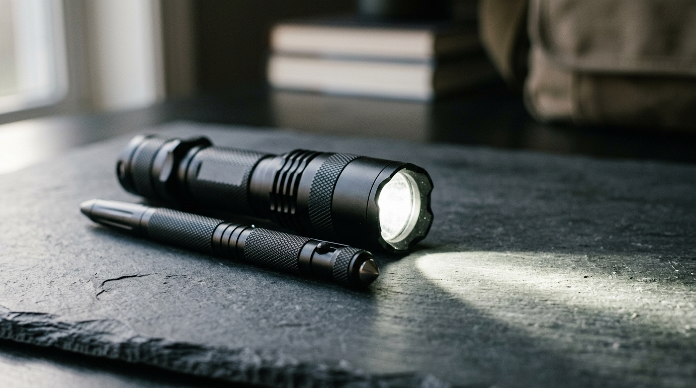 Lampe torche tactique ou stylo tactique : lequel devriez-vous emporter
